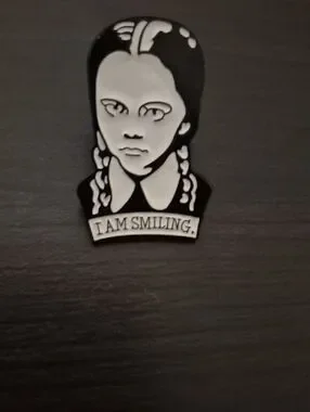 Other | Black And White Wednesday Addams Pin | Poshmark